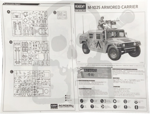 Battle-Models > Academy 13241 M-1025 Humvee 1:35
